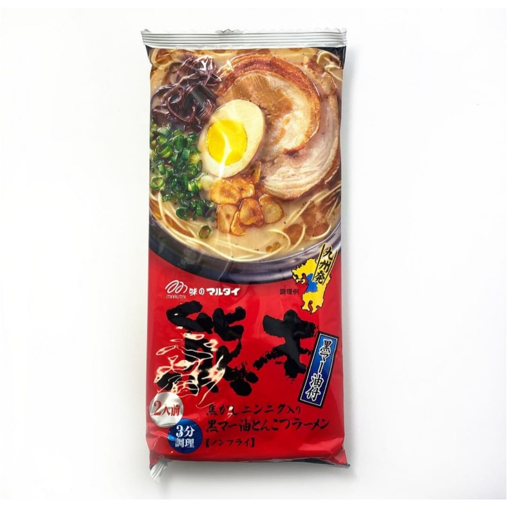 Jual Marutai Kumamoto Kuro Mayu Tonkotsu Ramen [186gr] | Shopee Indonesia
