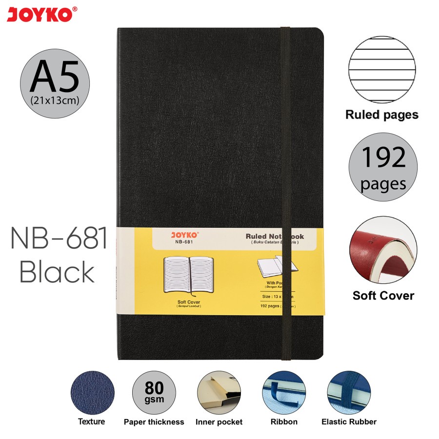Jual Notebook / Buku Catatan / Diary Agenda A5 Joyko NB-681 | Shopee ...