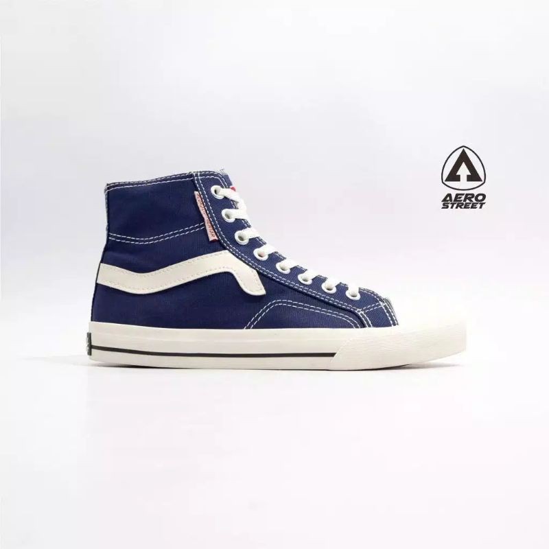 Jual Aerostreet 39 Jhosse High Navy - Sepatu Sneakers Casual Sport ...