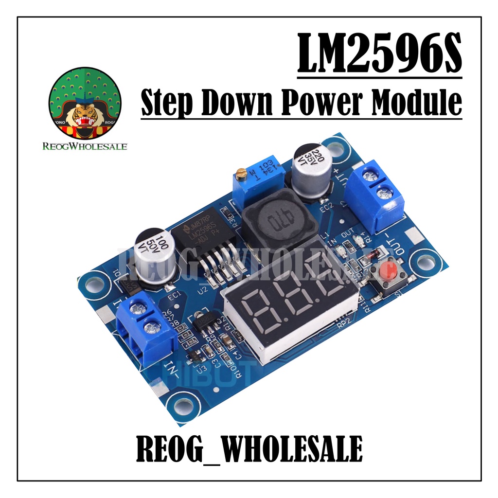 Jual LM2596S Buck Converter DC to DC Step Down Power Module Voltage Regulator Stabilizer ...