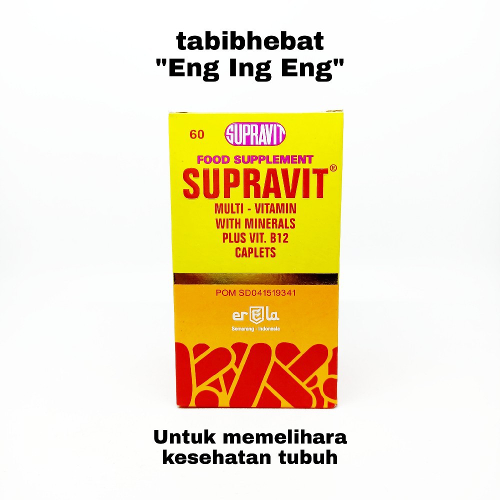Jual Supravit 60 Kaplet | Shopee Indonesia