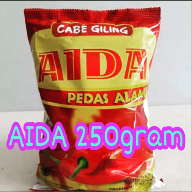 Jual CABE BUBUK AIDA 250 gr | Shopee Indonesia