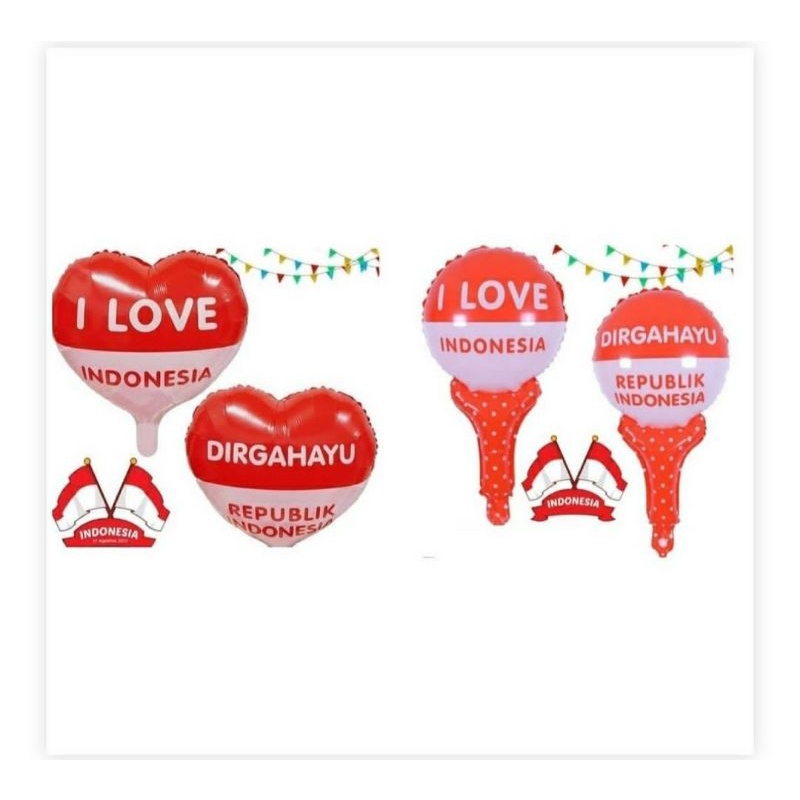 Jual BALON MERAH PUTIH KEMERDEKAAN | Shopee Indonesia