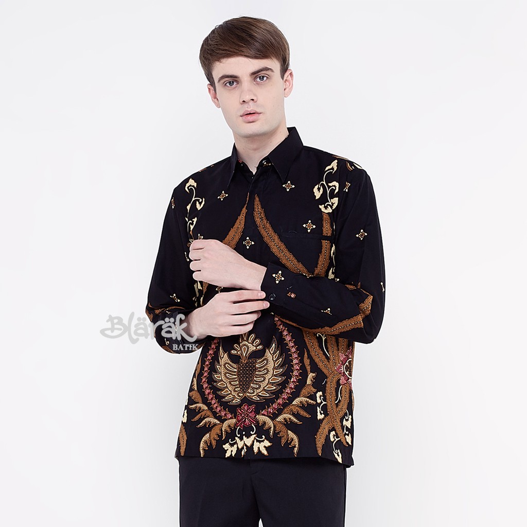 Jual BLARAK - Baju Batik Pria Tanduk Peksi | Shopee Indonesia