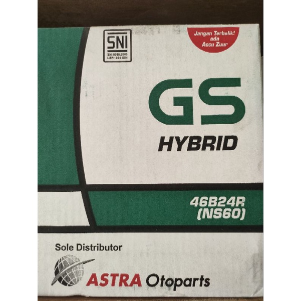 Jual Aki Mobil Avanza,Xenia,Rush, Terios,APV,Luxio,Grand max Gs Hybrid Ns60 ( Aki Basah ...