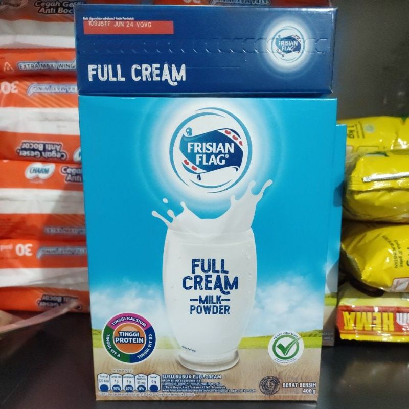 Jual Frisian Flag Susu Bubuk Full Cream 400 gram | Shopee Indonesia