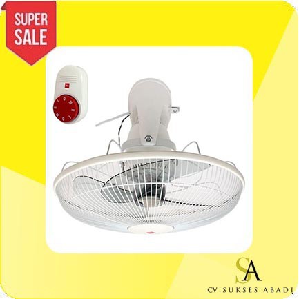 Jual KDK Auto Fan WR-40U 16 Inch Orbit Fan WR40U Kipas Angin Plafon ...