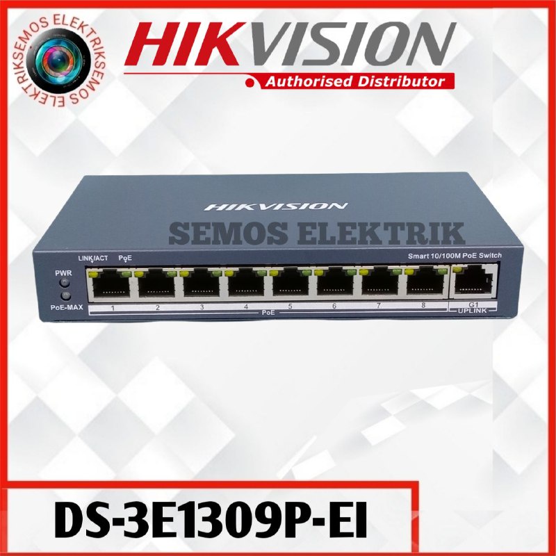 Jual HIKVISION DS-3E1309P-EI 8 PORT FAST ETHERNET SMART POE SWITCH | Shopee Indonesia