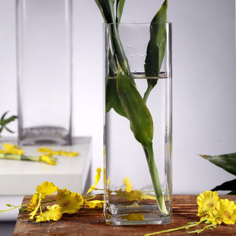 Jual Vas Bunga Kaca Bening Tinggi / Vas Kaca Dekorasi ruangan / Vas ...