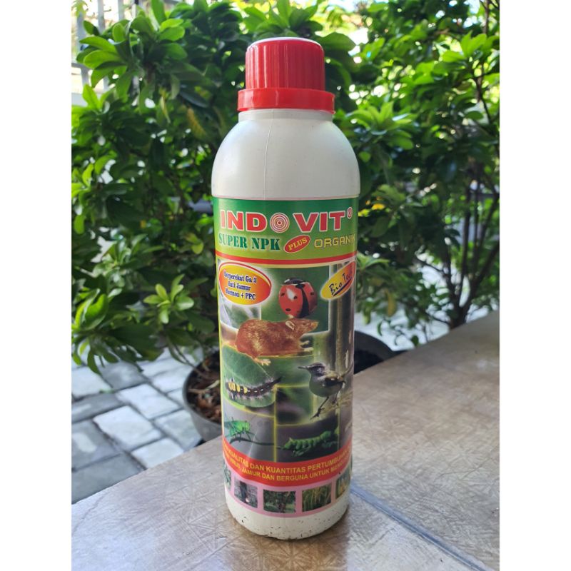 Jual Pupuk Npk Cair Organik INDOVIT Anti Hama dan Kesuburan 500ml ...