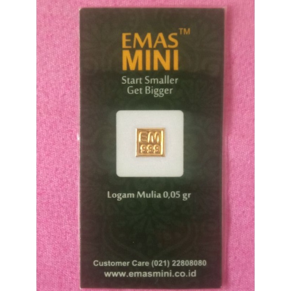 Jual EMAS_MINI_0,05gr_(BALIKPAPAN) | Shopee Indonesia