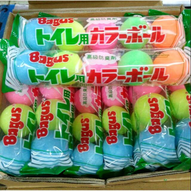 Jual BAGUS TOILET COLOUR BALL KAMPER TOILET PENGHILANG BAU TOILET ISI 5 ...
