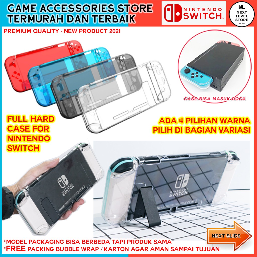 Jual Full Hard Case Clear Nintendo Switch V1 V2 Protection Transparant ...