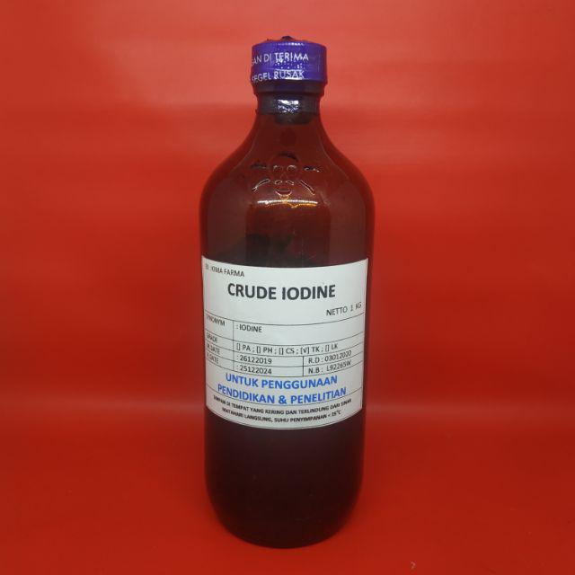 Jual IODINE CRISTAL / CRUDE IODINE TEKNIS [Bersertivicate] | Shopee ...