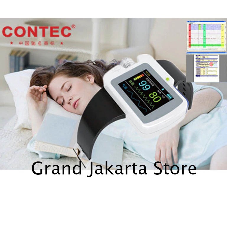 Jual Sleep Monitor Watch RS01 CONTEC Respiration Wrist Sleeping Apnea ...