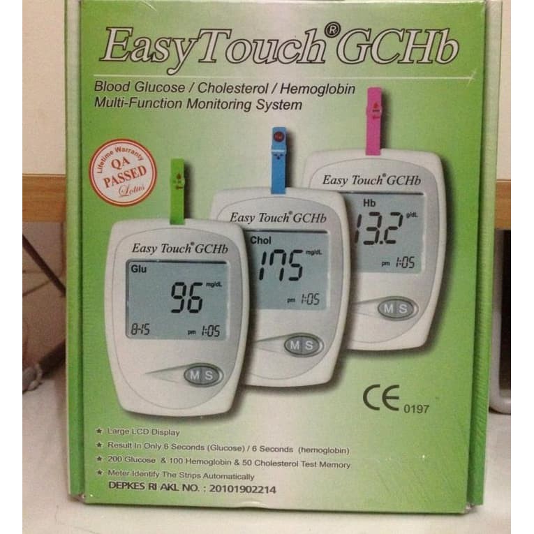 Jual EasyTouch GCHb 3in1 (Glucose, Cholesterol, Hemoglobin) | Shopee ...
