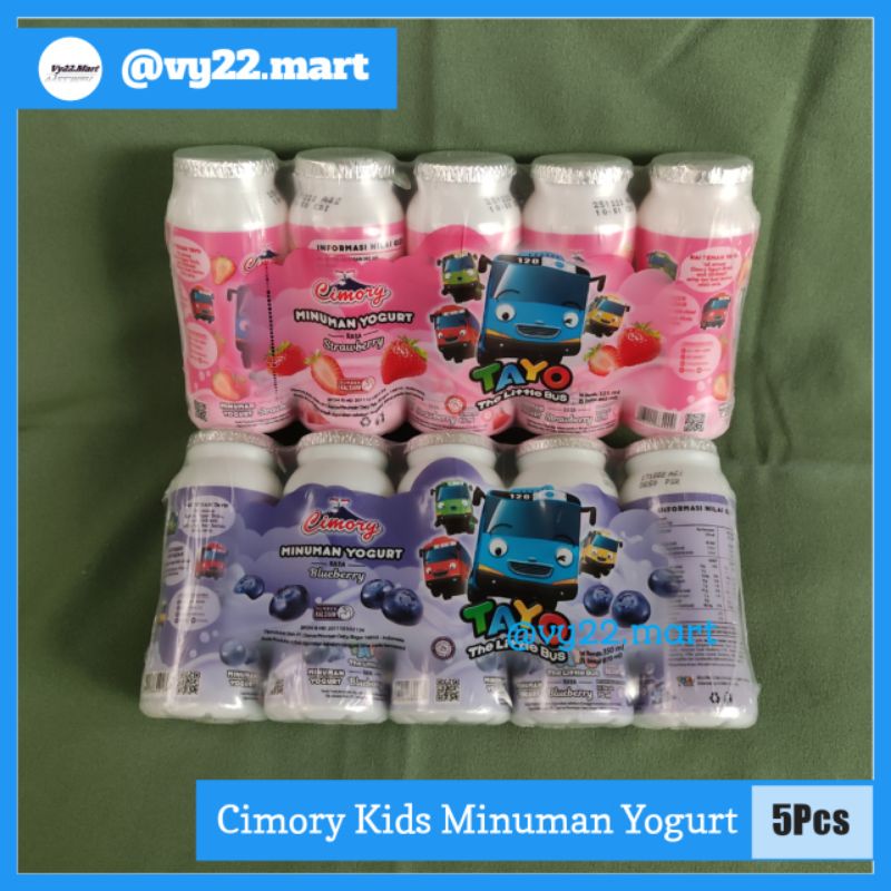 Jual Cimory Kids Susu Yogurt Drink 70ml botol kecil 1Pak = 5Pcs | Shopee Indonesia