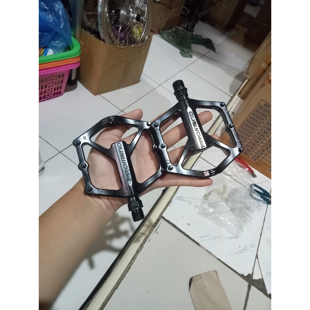 Jual pedal Aloy merk promend seri PD m29 as besar MTB atau Sepeda lipat | Shopee Indonesia