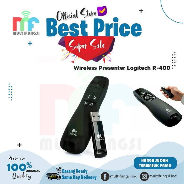 Jual Laser Pointer | Wireless Presenter Logitech R400 Laser Presentation Remote | Shopee Indonesia