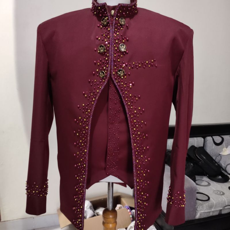 Jual beskap basofi kancing 3 mewah | Shopee Indonesia