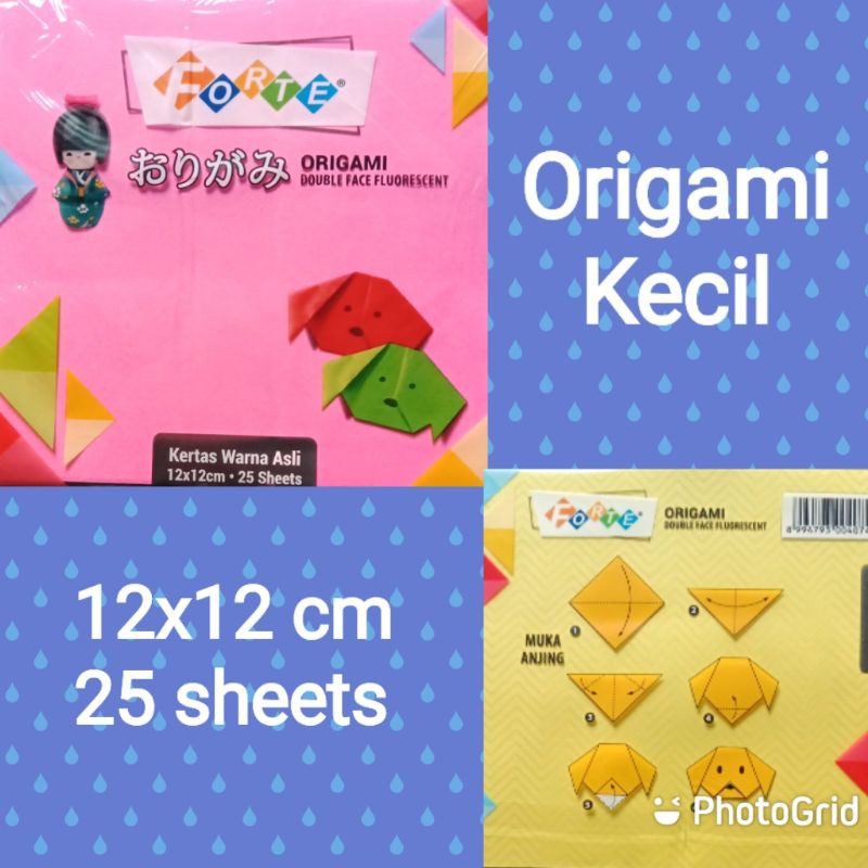 Jual (ORIGINAL) KERTAS LIPAT BESAR ORIGAMI BESAR / ORIGAMI SEDANG ...