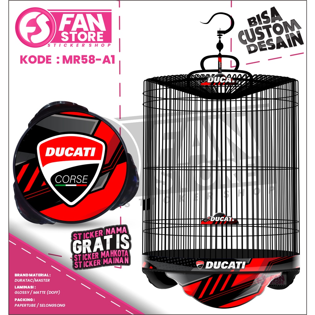 Jual Stiker Kandang Tebok Murai Custom - Sticker Tebok Murai Racing ...
