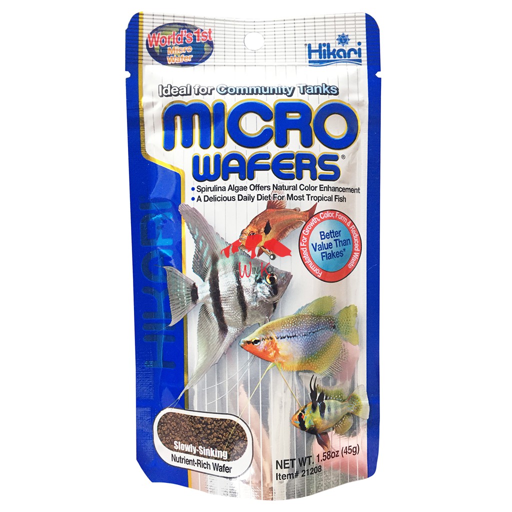 Jual Hikari Micro Wafers 45G / 20GR GRAM Makanan Ikan Hias Wafer Pelet ...