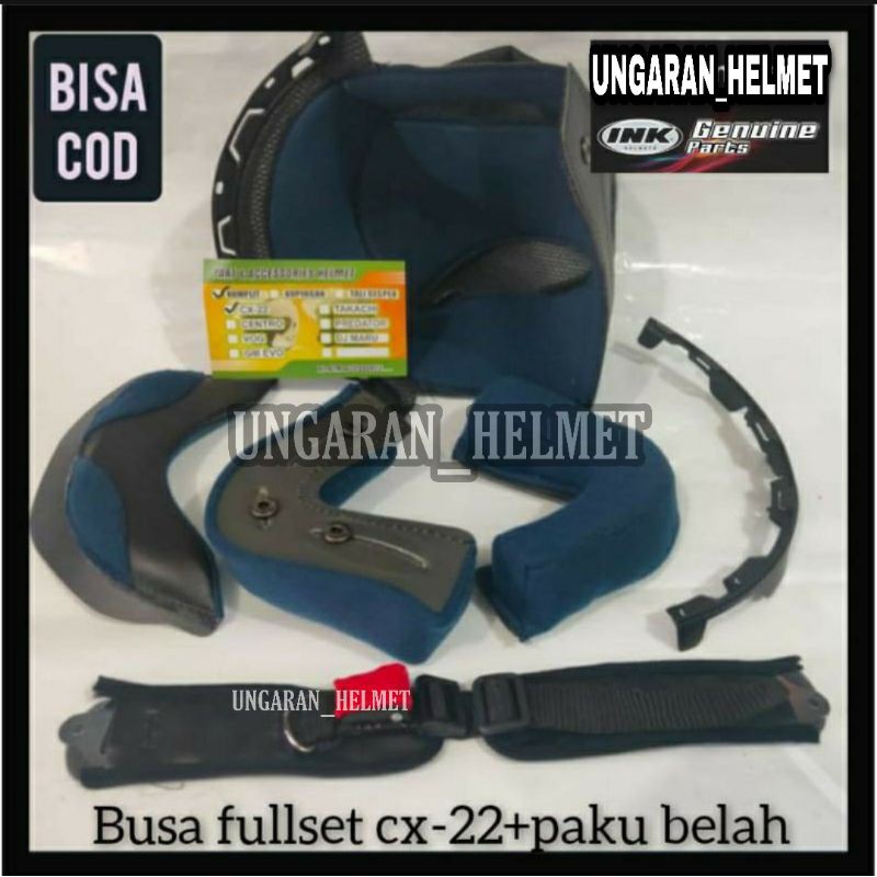 Jual Busa Helm INK CX22 FULL Part Spon CX 22 non ori komplit | Shopee ...