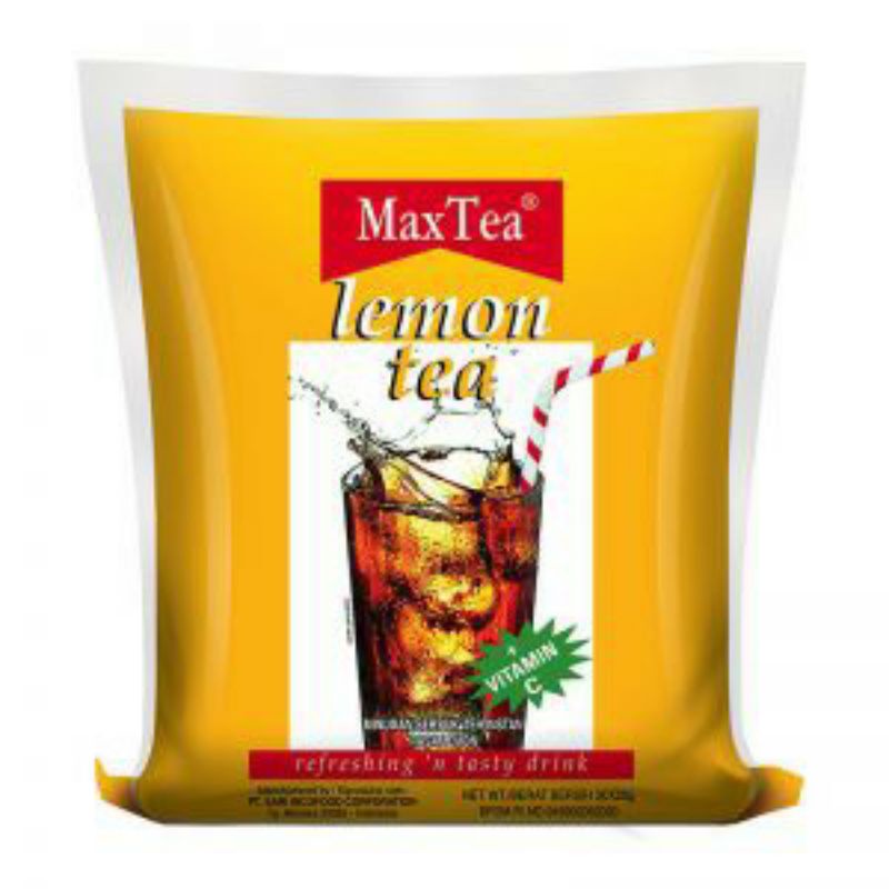 Jual MaxTea Lemon Tea 750g (30 sachet@25g) | Shopee Indonesia