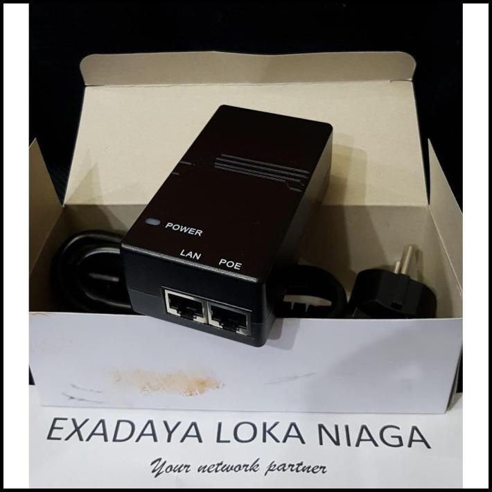 Jual Ruckus Gigabit Poe Injector Power Over Ethernet Adapter 48V 0,5A | Shopee Indonesia