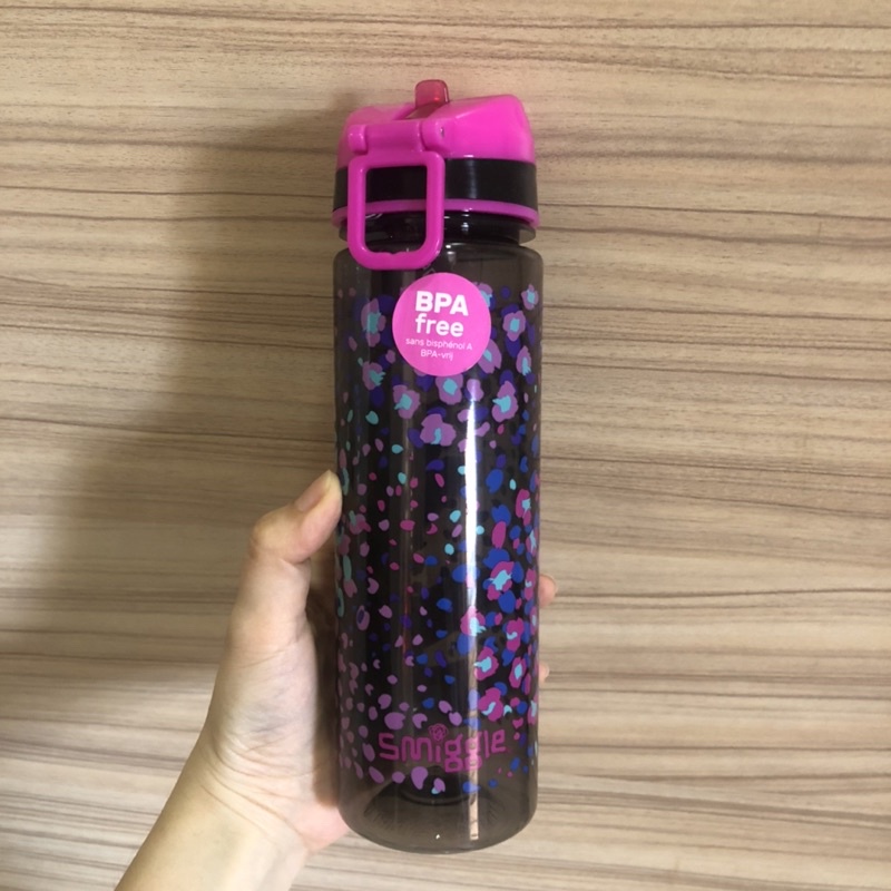 Jual Smiggle Pink Leopard Bottle (660ml) | Shopee Indonesia