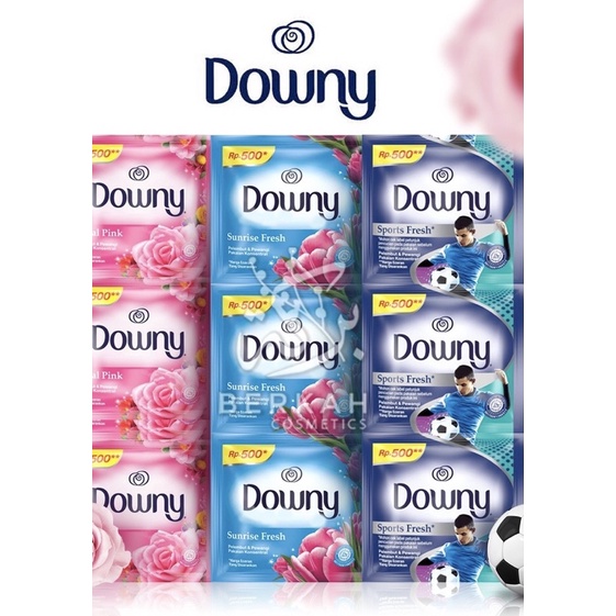 Jual Downy Sachet Pelembut dan Pewangi pakaian isi 12pcs | Shopee Indonesia