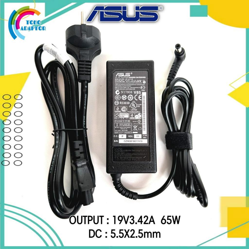Jual adaptor charger Casan Laptop Asus X44H X44C Original 19V 3.42A 65W | Shopee Indonesia