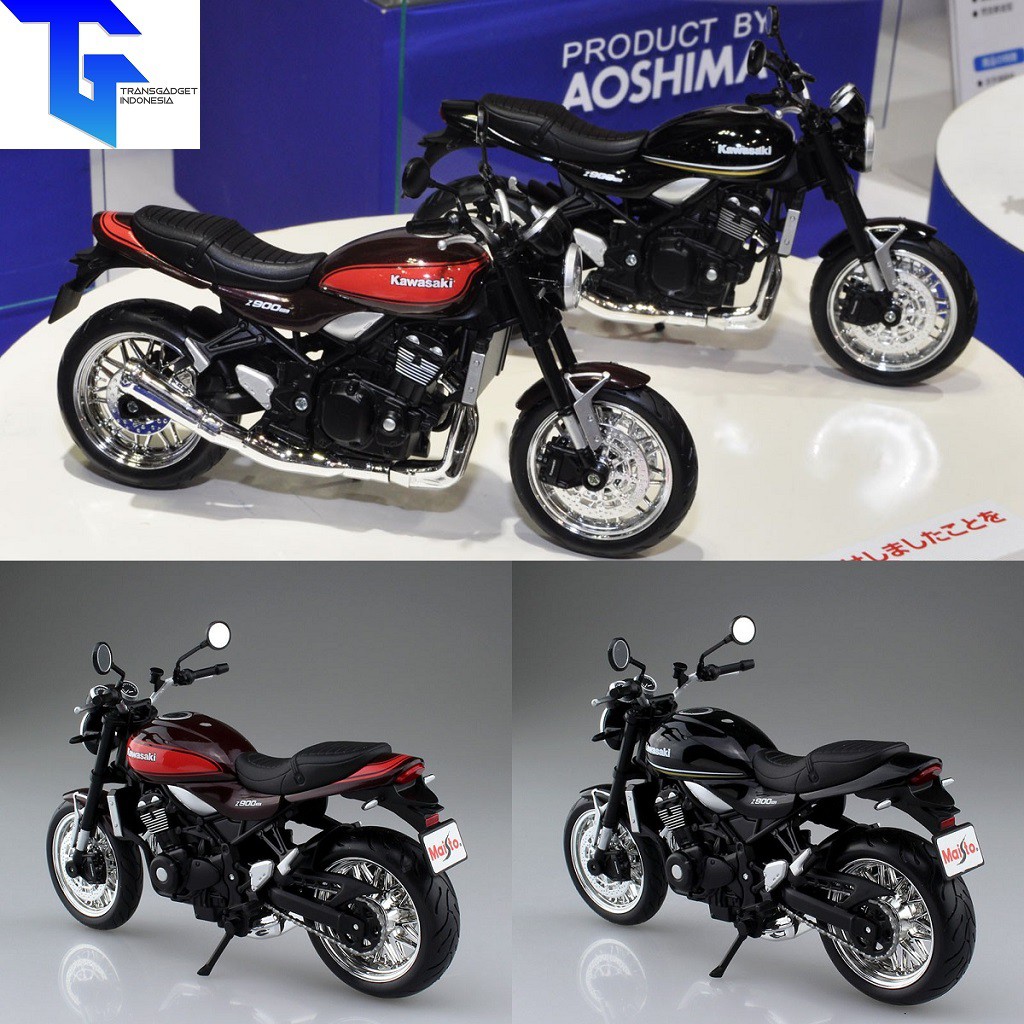 Jual MAISTO x AOSHIMA Kawasaki Z900RS - 1/12 Scale Diecast Motorcycle ...
