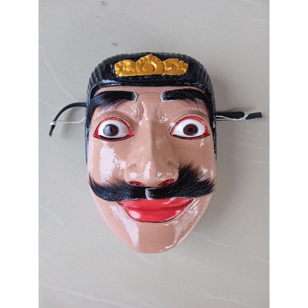 Jual Topeng Keras Topeng Tarian Hiasan Pajangan Dinding Kayu Handmade ...