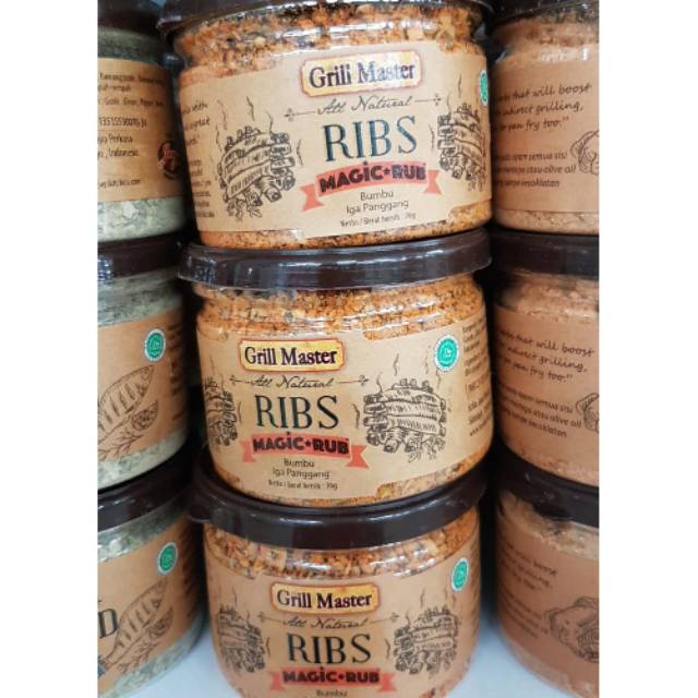 Jual Jay's Grill Master Ribs Magic Rub 70g (Bumbu untuk iga panggang ...