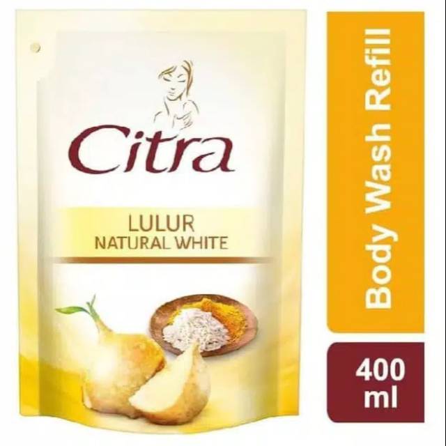 Jual Citra Lulur Natural White Sabun Cair Refill 400ml || lulur mandi ...