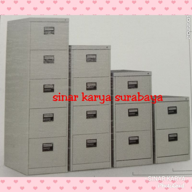 Jual Filling Cabinet ALBA 2 laci 3 laci 4 laci 5 laci Lemari Plat Besi ...