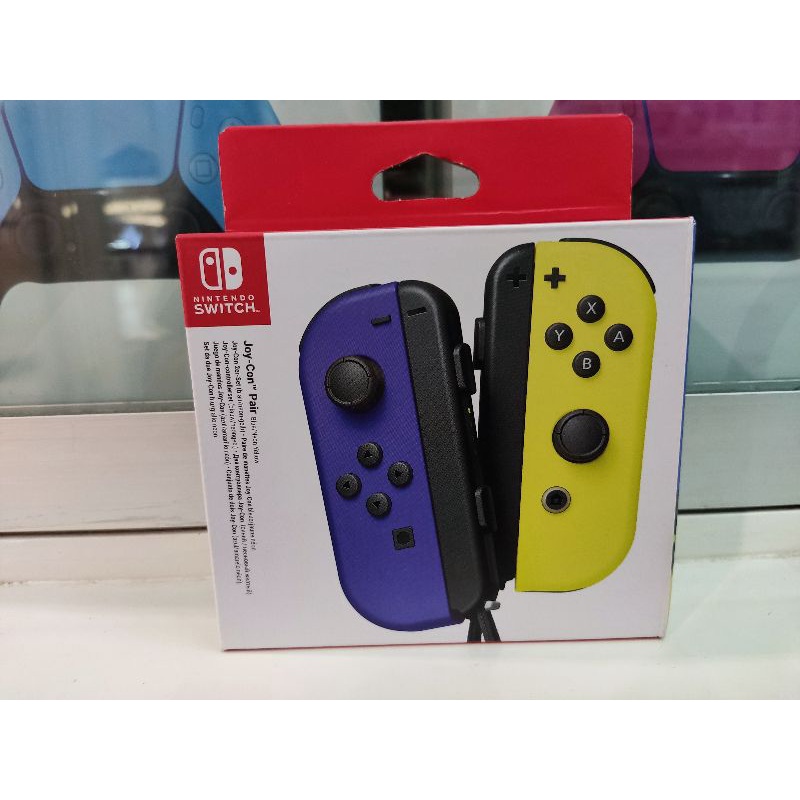 Jual Nintendo Switch Joycon Original Blue & Neon Yellow | Shopee Indonesia