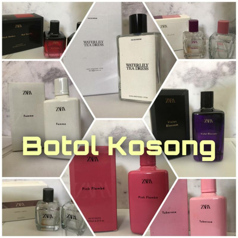 Jual BOTOL KOSONG parfum preloved | Empties bottle - ZARA HMNS perfume ...