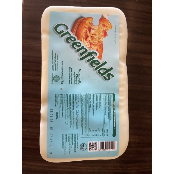 Jual Greenfields Keju Mozzarella Cheese 1 kg Mozarella Mozarela ...