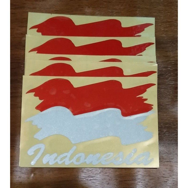 Jual BENDERA INDONESIA STICKER CUTTING STIKER BENDERA INDONESIA ...