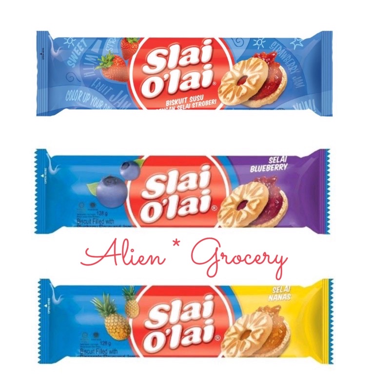 Jual Roma Slai Olai O Lai Roll Strawberry Blueberry Pineapple 138gr ...
