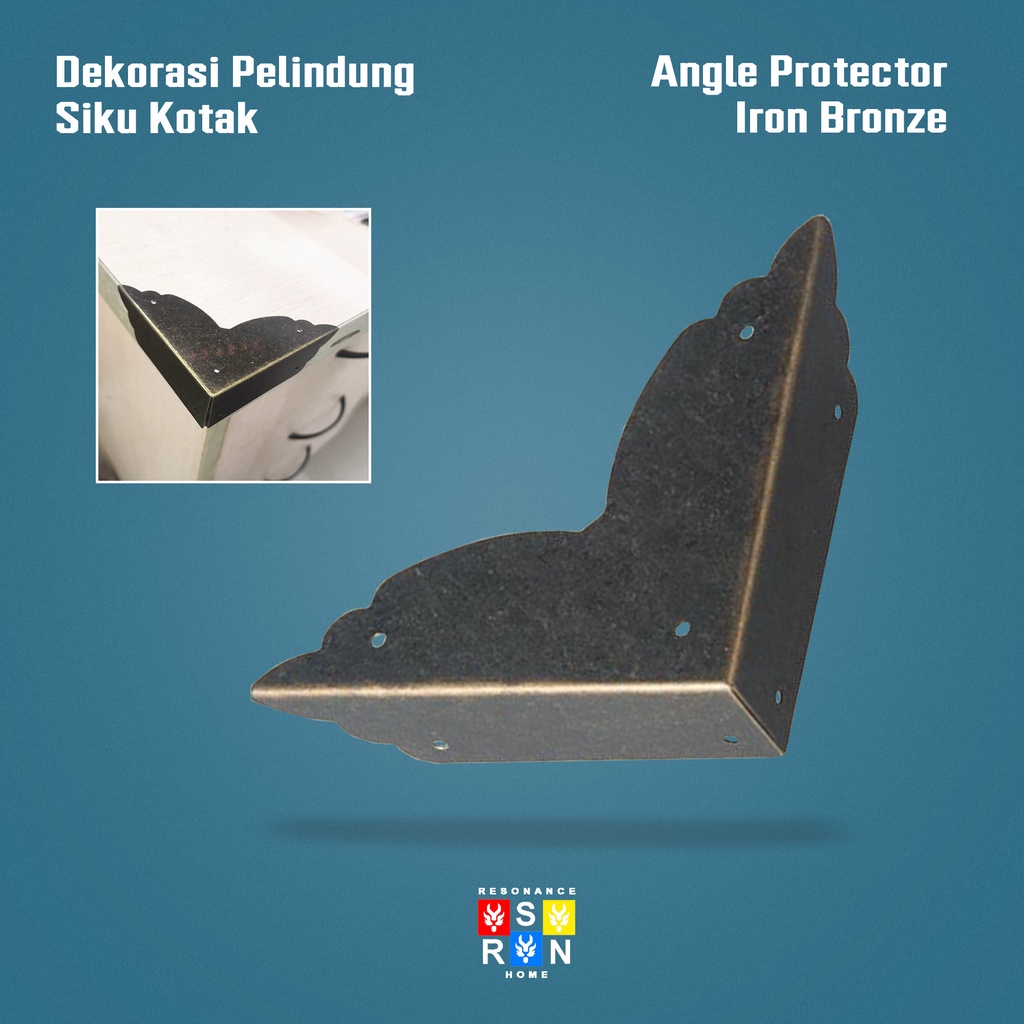 Jual Siku Hiasan Dekorasi Pelindung Sudut Kotak Kayu Antik 7CM / Angle ...