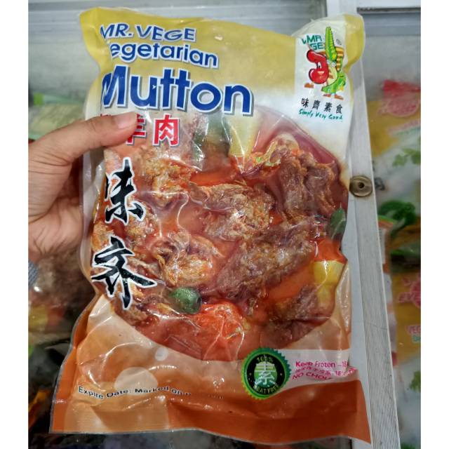 Jual Vegetarian Mutton / Daging Kambing Vegetarian / Mr.Vege / Daging ...