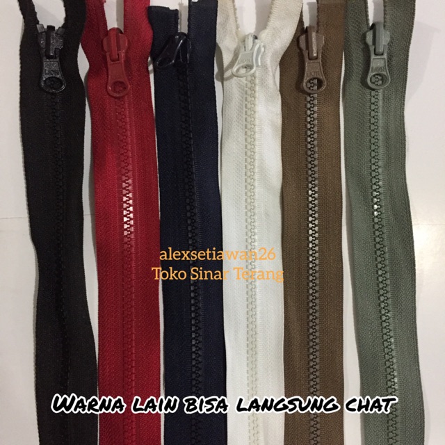 Jual Resleting Jaket Lion gigi besar Vislon ukuran 70 cm 28 inch zipper | Shopee Indonesia