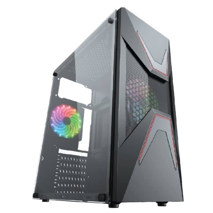 Jual CASING PC GAMING CASE INFINITY COBRA ATX INCLUDE FAN 1Pcs | Shopee ...