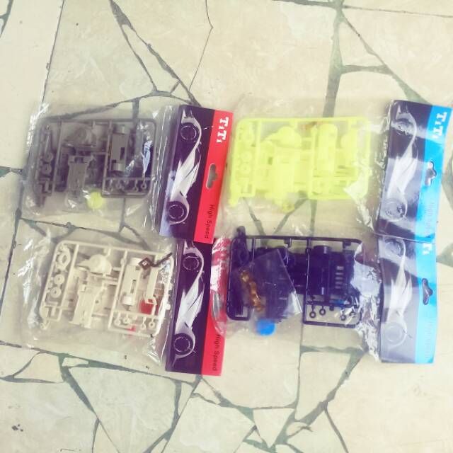 Jual Chassis tamiya titi plus gear dan kuningan ready warna seperti ...