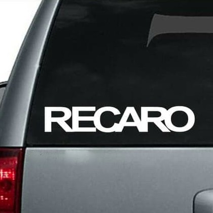 Jual Stiker Mobil RECARO - Car Decal Sticker | Shopee Indonesia