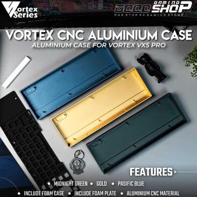 Jual Vortex CNC Aluminium Case For VX5 Pro - Gaming Keyboard Case ...